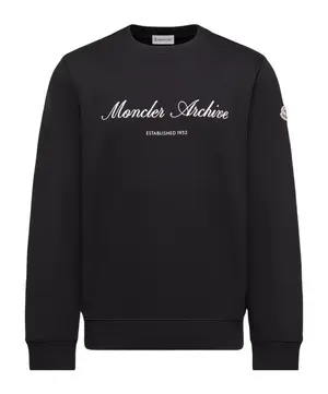 Moncler Archive Logo Crewneck Sweatshirt