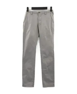 Hugo Boss Tailored Straight Leg Casual Pants - Gray