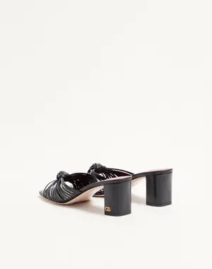 Valentino Garavani Annet Kidskin Slide Sandal 60mm