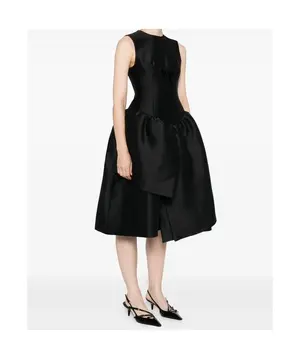 SHUSHU/TONG Sleeveless Smocked Panel Dress