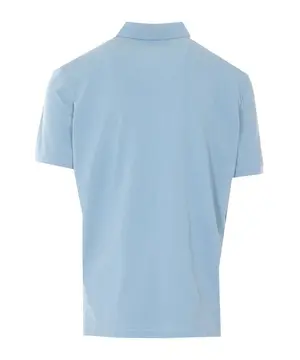 C.P. COMPANY Logo Embroidered Short-sleeved Polo Shirt