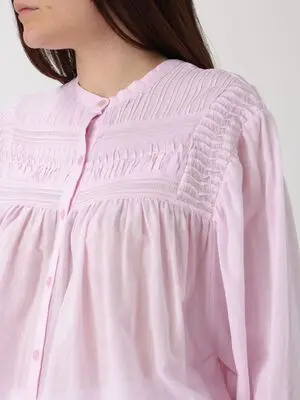 Isabel Marant Étoile Pintucked Long Sleeve Button-up Blouse - No