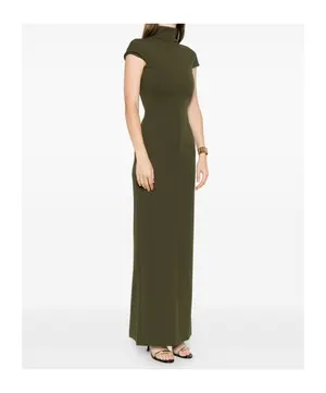 Solace London Maxi Dress - Dark Olive