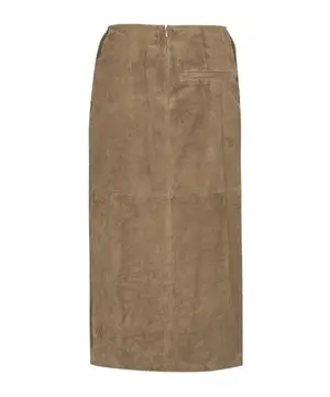 ROTATE BY BIRGER CHRISTENSEN Midi Pencil Skirt With Front Slit