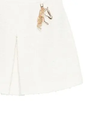 Emporio Armani Logo Plaque Mini Skirt