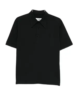 MAISON MARGIELA Logo-embroidered Polo Shirt