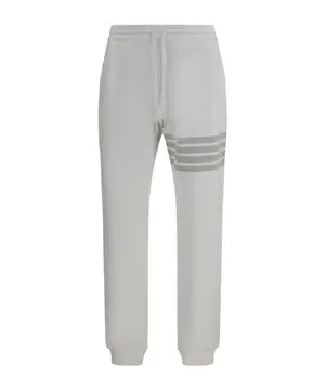 Thom Browne Solid Loopback Overdyed 4-bar Sweatpants - White