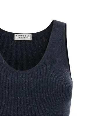 Brunello Cucinelli Sleeveless Knit Tank Top