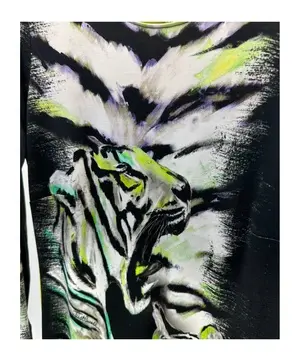 Just Cavalli Long Sleeve Printed Dress