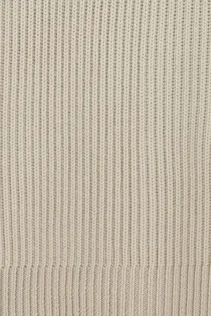 ENTIRE STUDIOS Long-sleeved Crew Neck Sweater With Ribbed Details - Beige