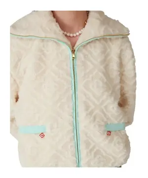 Casablanca Monogram Jacquard Fleece Jacket