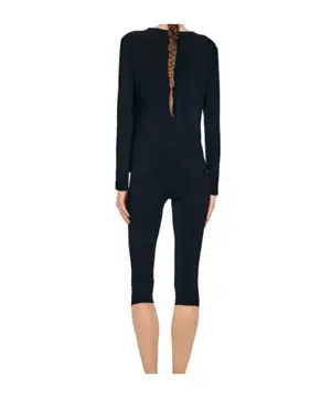 Norma Kamali Cropped Long Sleeve T-shirt