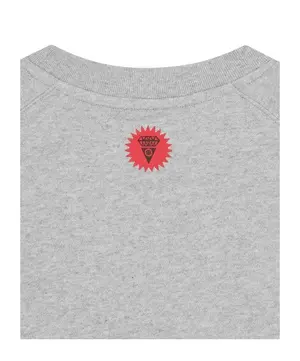 ICECREAM Running Dog Graphic Crewneck Sweatshirt - Gray