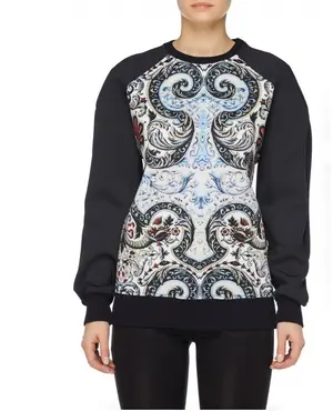 Just Cavalli Round Neck Printed Sweater