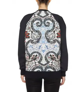 Just Cavalli Round Neck Printed Sweater