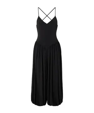 Norma Kamali Kenny Halterneck Jumpsuit - Black