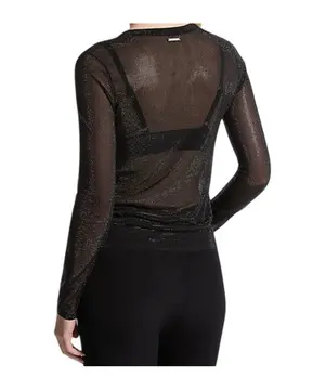 Michael Kors Embellished Mesh Top
