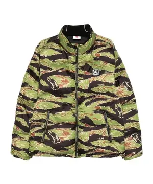 ICECREAM Tiger-stripe Puffer Jacket - Camo