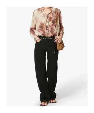 Isabel Marant Étoile Mexika" Printed Organic Cotton Voile Shirt