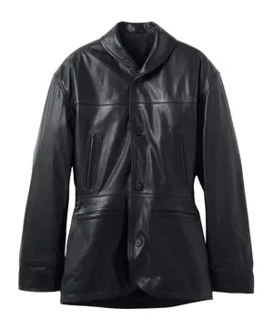 Jacquemus The Gardian Button-up Leather Jacket