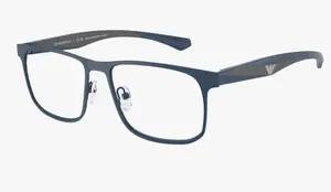 Emporio Armani Square Frame Eyeglasses - Black
