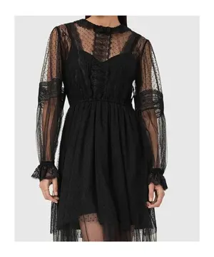 ALLSAINTS Nita Sheer Tiered Maxi Dress
