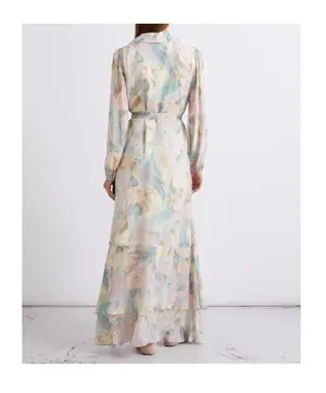 Marella Long Printed Georgette Dress