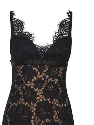 SELF-PORTRAIT Floral Lace Maxi Dress