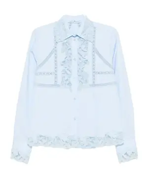 Ermanno Scervino Pointed Collar Shirts For Women
