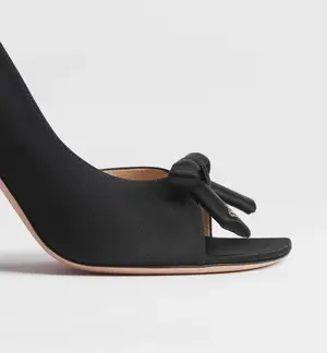Dior Bow Heeled Slingback Sandal