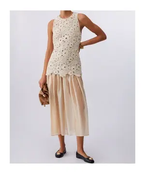 Liu Jo Floral Lace Maxi Dress