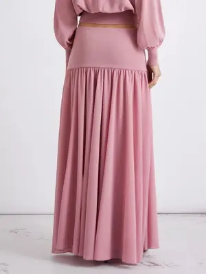 Marella Pleated Midi Skirt