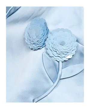 SELF-PORTRAIT 3d Floral Embellished Sleeveless Top