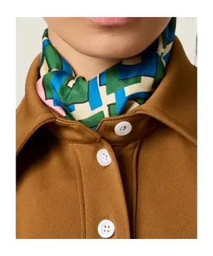 Miu Miu Short-sleeved Polo Shirt With Embroidered Logo - Cinnamon