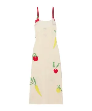 Staud Adeline Crochet Dress - Ivory