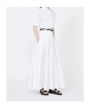 Max Mara Amore Ruched Short-sleeved Shirt - Optical White