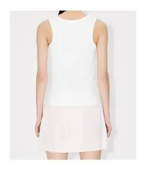 Kenzo Boke Flower 2.0 Rib Tank Top - White