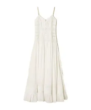 TWINSET Lace Buttoned Maxi Dress - No