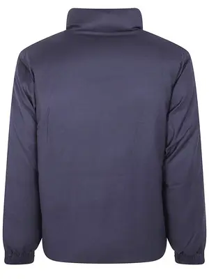 Emporio Armani Logo Detail Zip-up Down Jacket