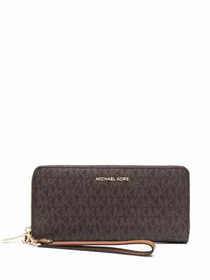Michael Kors Monogram Printed Large Wallet