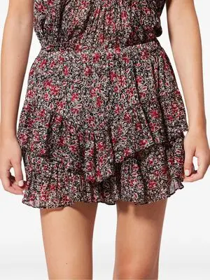 Isabel Marant Étoile Jocadia Ruffled Printed Shorts