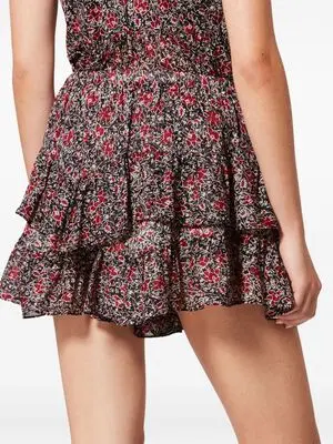 Isabel Marant Étoile Jocadia Ruffled Printed Shorts
