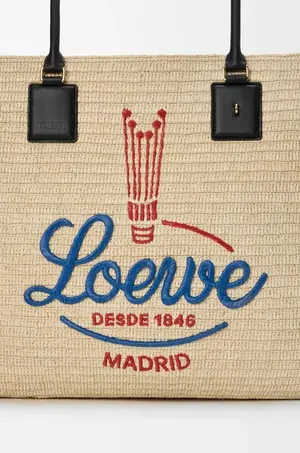 Loewe Xl Verano Tote Bag - Nude