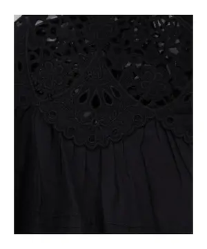 Isabel Marant Étoile Cropped Quilted Blouse - Black