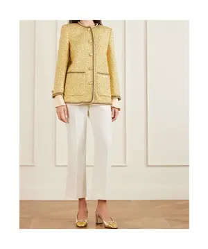 Valentino Garavani Pleated Wide Leg Trousers With V-logo Detail