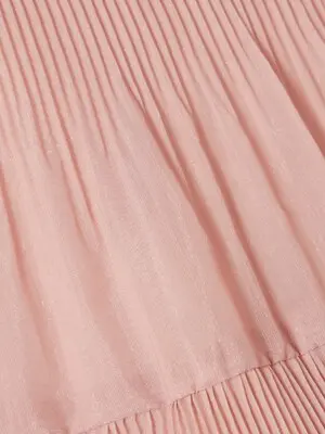 Zimmermann Pleated Layered Mini Dress - Pink