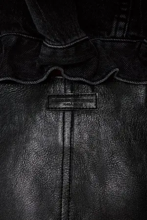 Alexander Wang Chain-trimmed Leather Mini Skirt