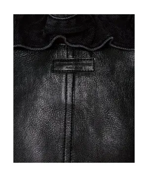 Alexander Wang Chain-trimmed Leather Mini Skirt