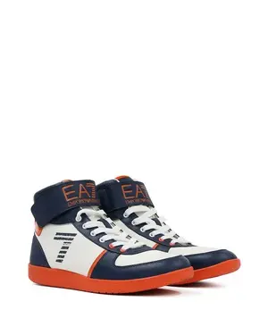 EA7 High-top Lace-up Casual Sneakers