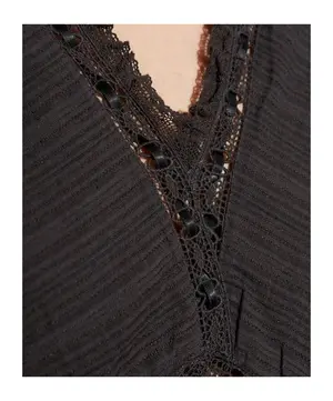 Isabel Marant Étoile Ruffled Lace Detail" Top